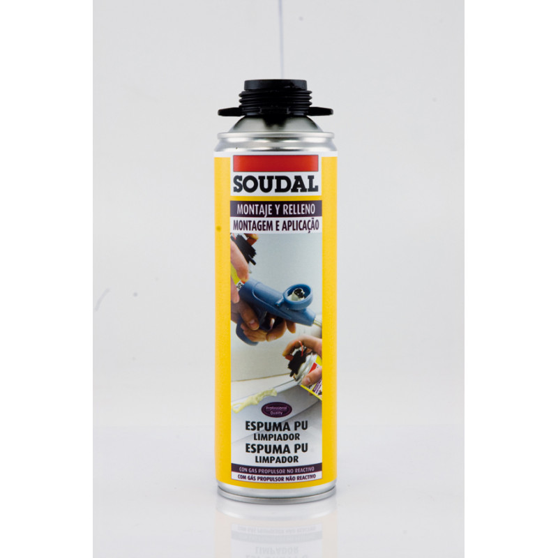 Soudal M276617 - Limpiador de espuma poliuretano 500ml - Masferreteria