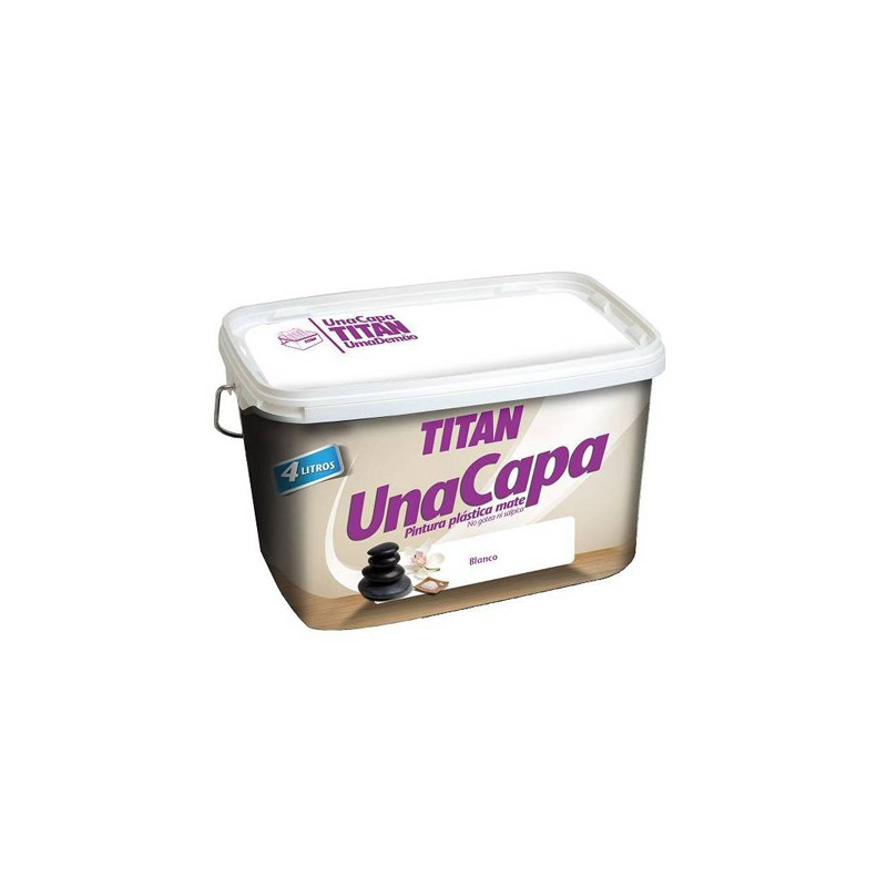 Pintura Plast Mate 4 Lt Bl Int. Mono Una Capa Titanlux