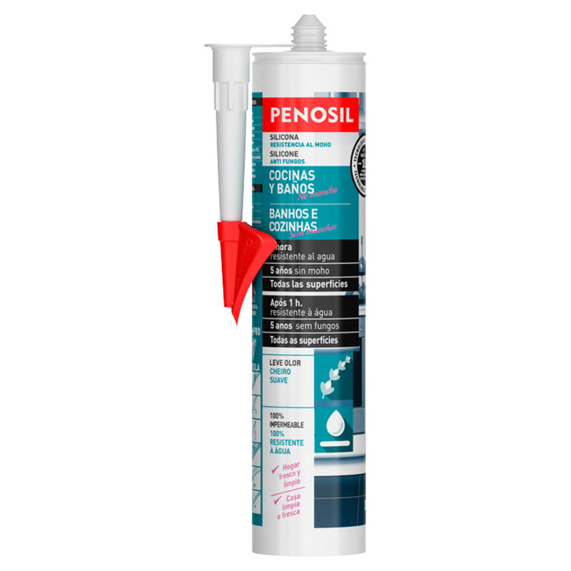 Silicona Neutra Co/bañ 300 Ml. Bl 16116878c03f03 Penosil 300 - Masferreteria