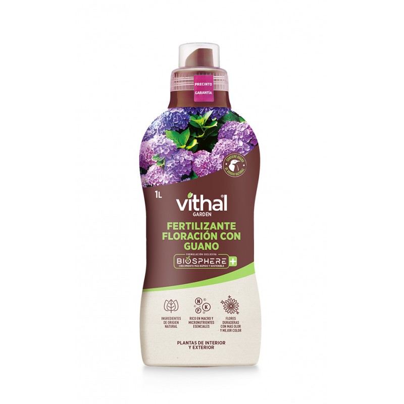 Fertilizante Flor C/guano Biosph.plus 1 L - Masferreteria
