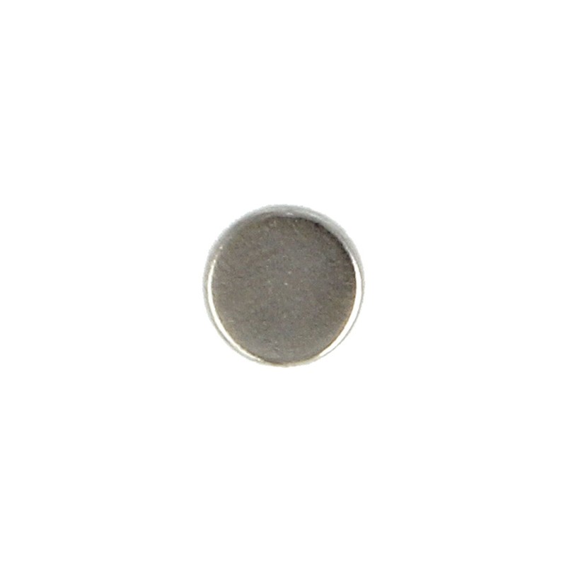 Amig Imán de neodimio Redondo.Tubo con 10 imanes. Ø10 x 3 mm, Niquel ...