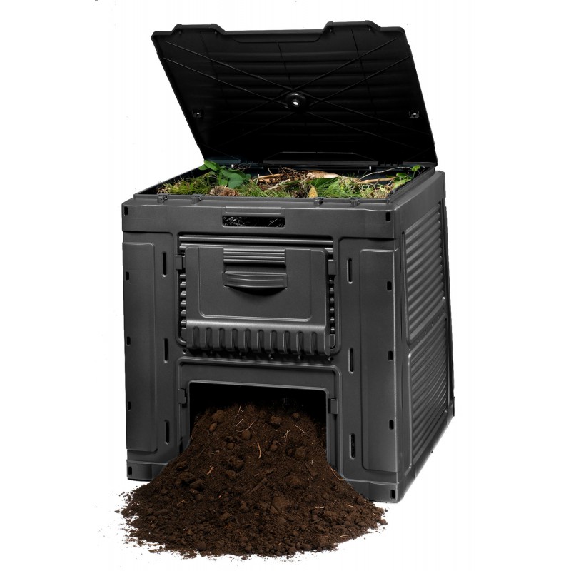 Compostador E-composter W/base 470 L 79x79x79 Cm - Masferreteria