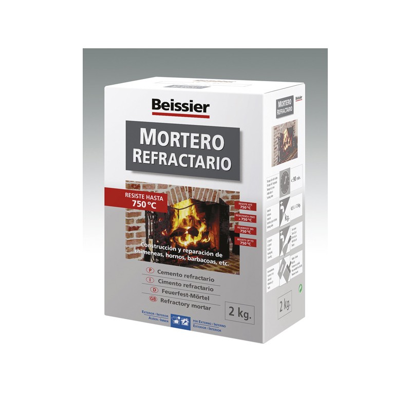 Mortero Refractario 2 Kg