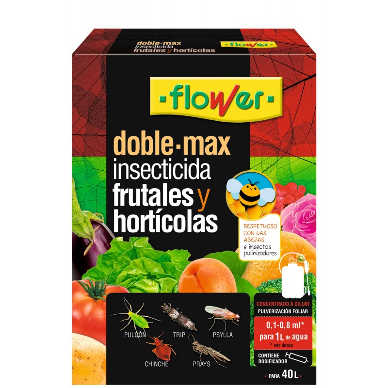 Insecticida Frutales Horticolas Doble Max Flower 8 Ml - Masferreteria