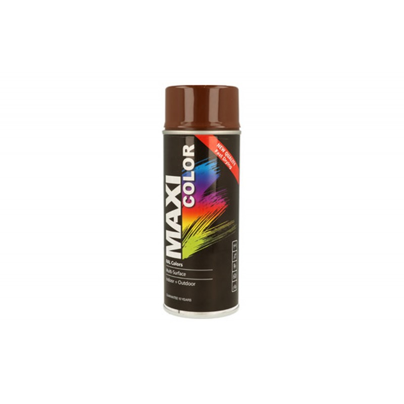 Pintura Spray Maxi Color Brillo 400 Ml Ral 8011 Pardo Nuez - Masferreteria