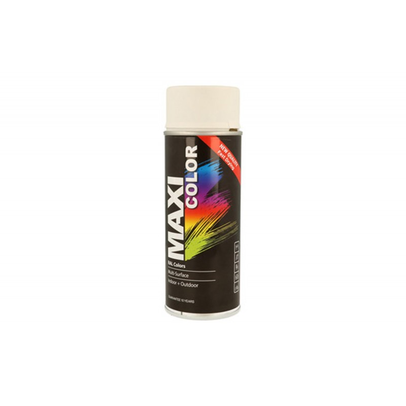 Pintura Spray Maxi Color Mate 400 Ml Ral 9010 Blanco Puro - Masferreteria
