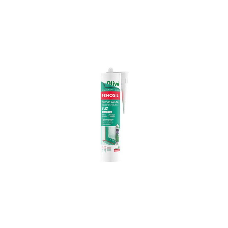 Silicona Neutra Construccion C-22 Penosil 300 Ml Blanco - Masferreteria