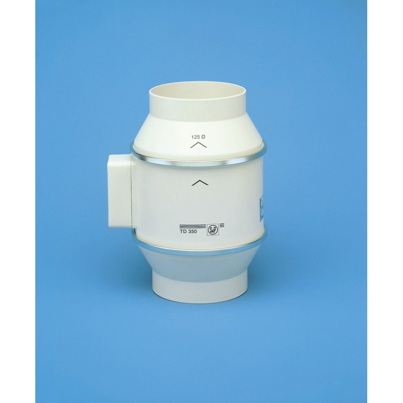 S&P 5211306500 TD-350/125 Ventiladores Helicocentrífugos In-Line, 220 ...