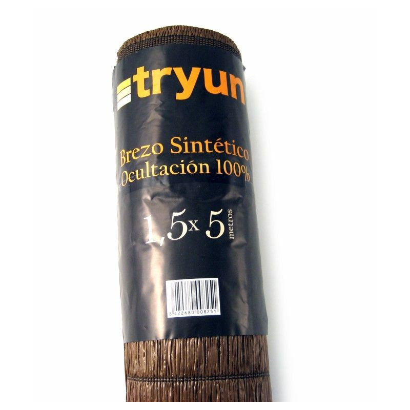 Brezo artificial 1,5x5m Sintético Marrón de Natuur | MasFerreteria