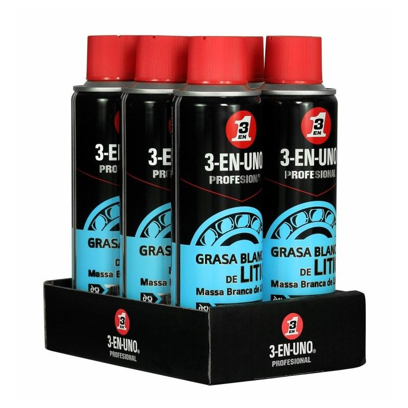 Comprar Grasa Blanca De Litio "3-en-uno" Spray De 250ml en MasFerreteria